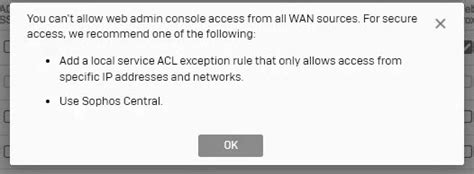 Web Console Access Via Wan Discussions Sophos Firewall Sophos Community Connect