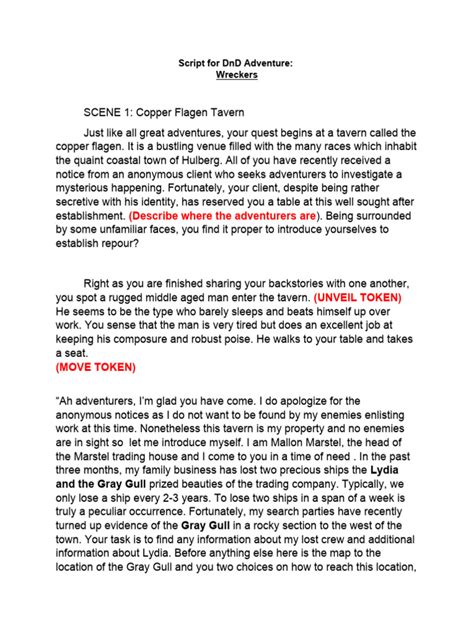 Script For Wreckers Pdf Mystery Thriller And Crime Fiction Young Adult