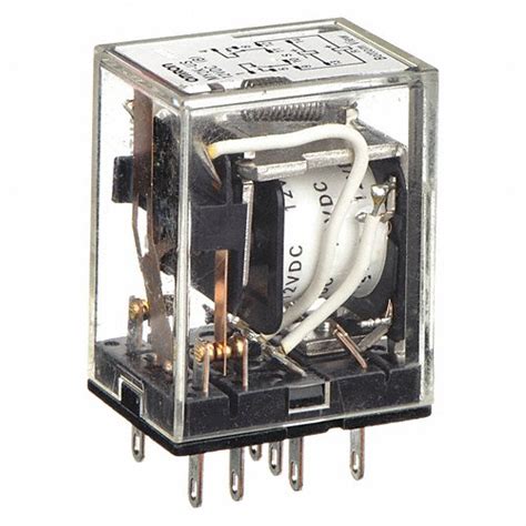 Omron Socket Mounted 3 A Current Rating Latching Relay 5zj09 My2k Us Dc12 Grainger