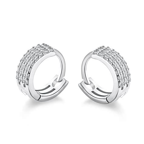 ვერცხლის საყურე საშუალო Mandarina