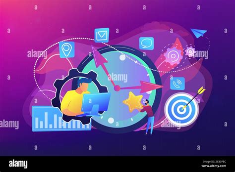 Time Management Concept Vector Illustration Stock Vector Image And Art Alamy