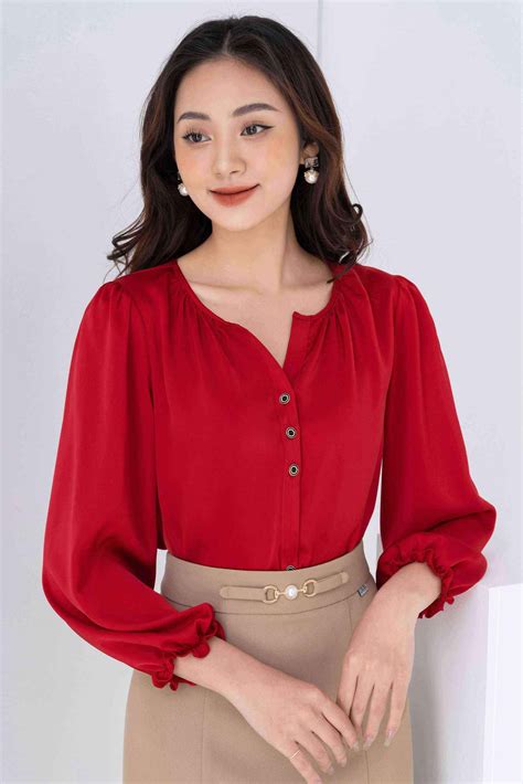 Áo Sơ Mi Nữ Cổ Tròn Sm008