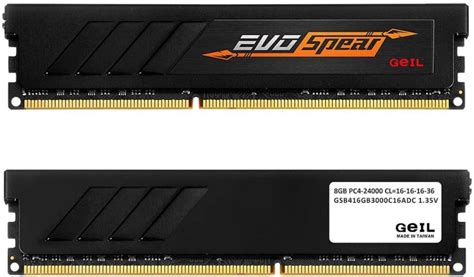 Memorija 8gb Ddr4 3000 Mhz Xmp Geil Evo Spear