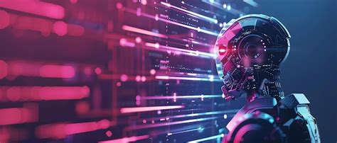 Premium Photo Ai Chatbot Helping A Man Enter Commands In A Prompt To