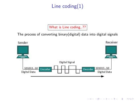 introduction to line coding schemes pdf computer networking computing