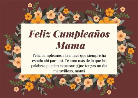 Feliz Cumpleanos Frases Mama