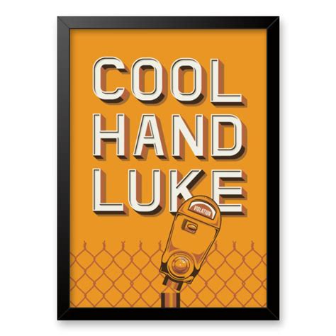 Quadro E Poster Filme Cool Hand Luke Quadrorama
