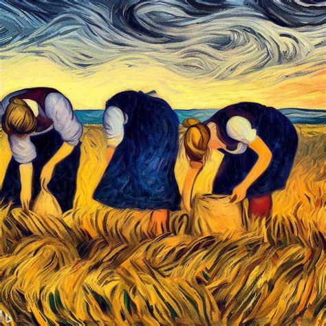 이삭 줍는 여인들 에드바르 뭉크