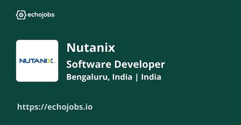 nutanix is hiring software developer platform solutions india bengaluru india [go python