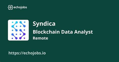 Syndica Is Hiring Blockchain Data Analyst Remote Aws Sql Python R Pandas Api Rremoteworks