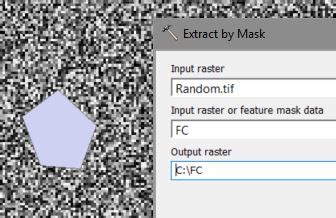 Clipping Tif With Polygon In ArcGIS Desktop Geographic Information Systems Stack Exchange