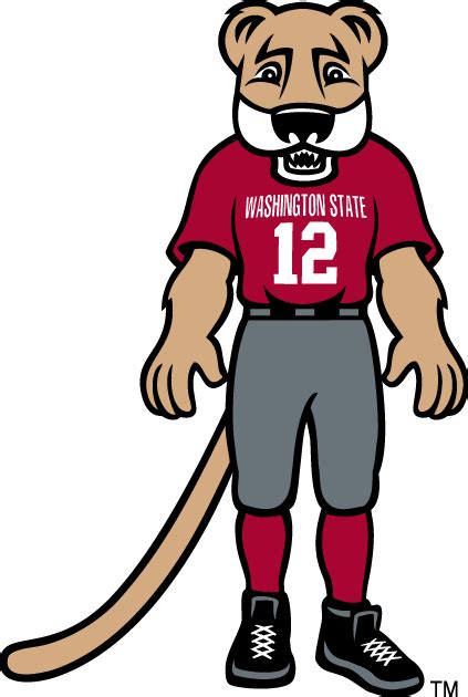 Washington State Cougars Logo Mascot Logo Ncaa Division I U Z Ncaa