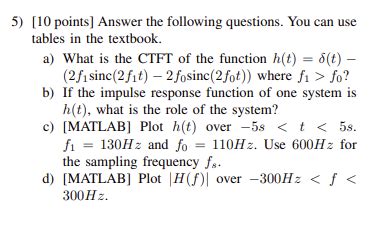 Solved 10 Points Answer The Following Questions You Can Chegg Com