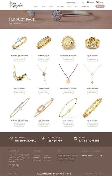 Jewelry Post Jewelry Shop Jewellery Jewelry Website Design Website