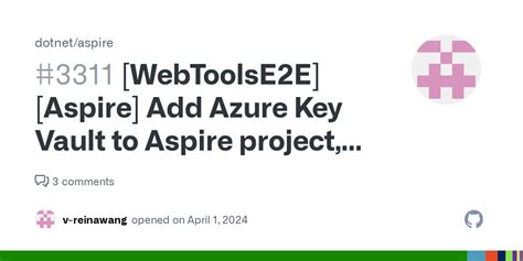 Webtoolse2e Aspire Add Azure Key Vault To Aspire Project Publish Failed With