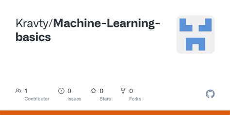 GitHub Kravty Machine Learning Basics