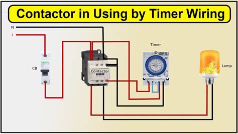 control wiring diagram timer street light timer setting and co