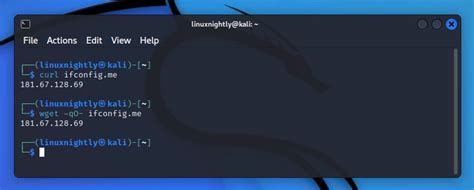 Get Public And Private IP In Kali Linux Linux Nightly