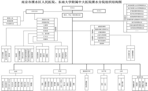 溧水区人民医院组织结构图
