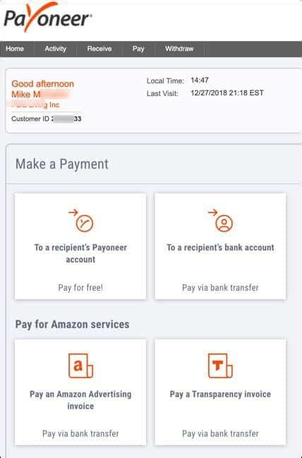 Payoneer Fast Secure And Low Cost Money Transfers