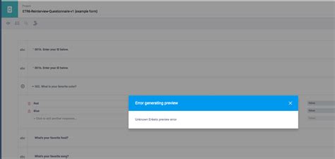 Error Generating Preview Unknown Enketo Preview Error · Issue 1986 · Kobotoolboxkpi · Github