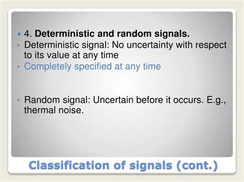 ppt signal and system powerpoint presentation id 5492204