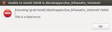 Installation Bootloader Install Failed Raid Ask Ubuntu
