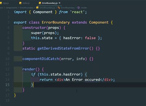 getderivedstatefromerror why do we need it in react
