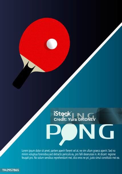 탁구 포스터 템플릿입니다 테이블 및 탁구 용 라켓 벡터 일러스트 건강한 생활방식에 대한 스톡 벡터 아트 및 기타 이미지 건강한 생활방식 검은색 경기 스포츠 Istock