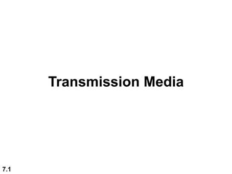 Unit 1 Part 2 1 Pdf Transmission Media Dcn Data Communication Networks