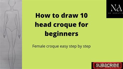 How To Draw Female Croque Step By Step 10 Head Croque By Nitya Arts Youtube