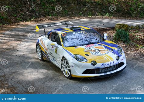 Team Fj Alpine Race Car At Wrc Rally Croatia Near Samobor Editorial Image Image Of Driver
