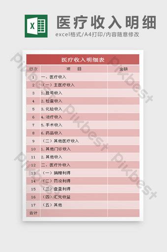 財務損益表excel模板 Xlsx Excel模板範本素材免費下載 Pikbest
