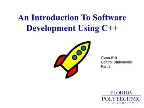 intro to c class 10 control statements part 2 ppt