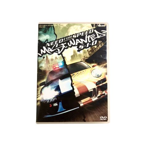 Игра Игра Pc Dvd Need For Speed Most Wanted Жажда скорости Самый разыскиваемый Гонки