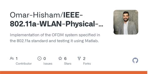 github omar hisham ieee 802 11a wlan physical layer implementation ofdm implementation of the