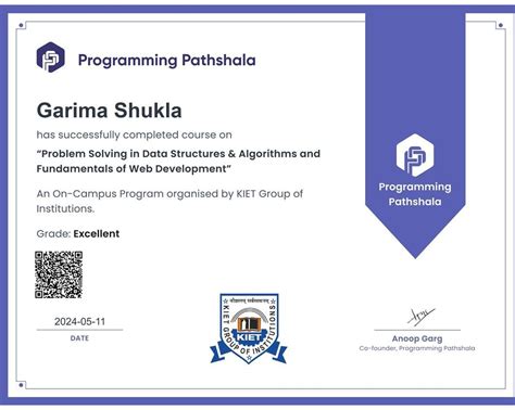 garima shukla on linkedin connections datastructure algorithms
