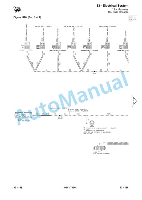 Jcb Js200 Js210 Js220 Js235 Excavator Service Manual 9813 7350