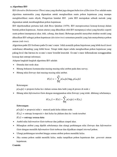 Algoritma Id3 Pdf