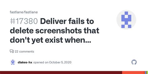 Deliver Fails To Delete Screenshots That Dont Yet Exist When Overwrite