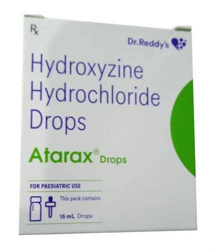 Atarax Hydroxyzine Hydrochloride Drops At Rs 4982strip In Hyderabad