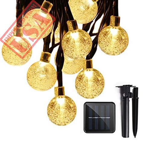 Buy Online Imported Solar String Crystal Ball Lights In Pakistan