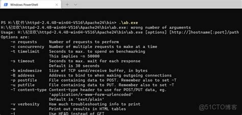 windows apachebench的安装和使用 北京菜丫的技术博客 51cto博客