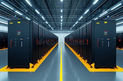 Powering Green Technology Industrial Scale Battery Storage Solutions In Infrastructure Stock