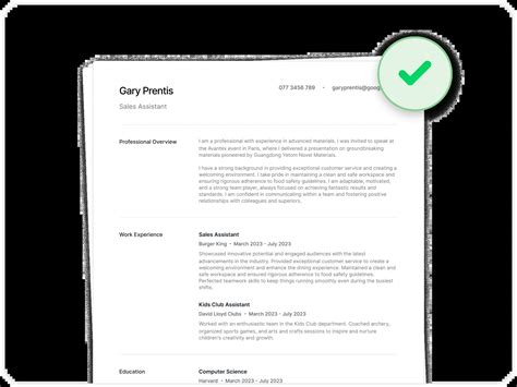 ai resume builder get your first cv draft in seconds aiapply