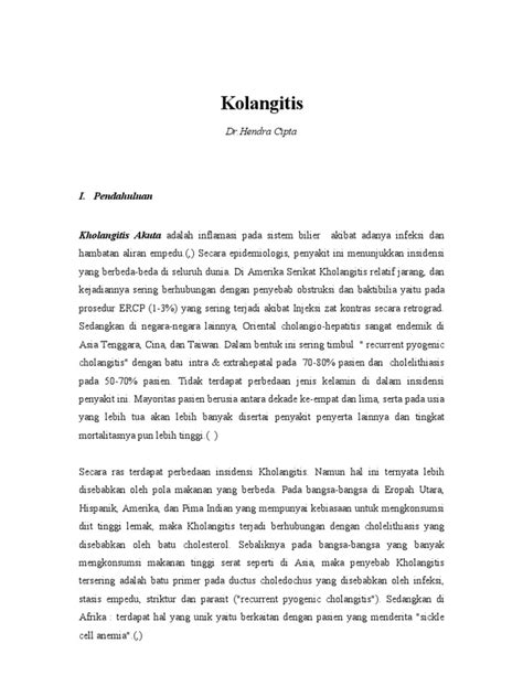 Kolangitis Pdf