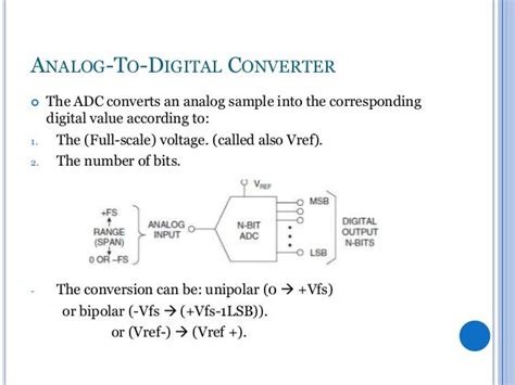 Interfacing To The Analog World