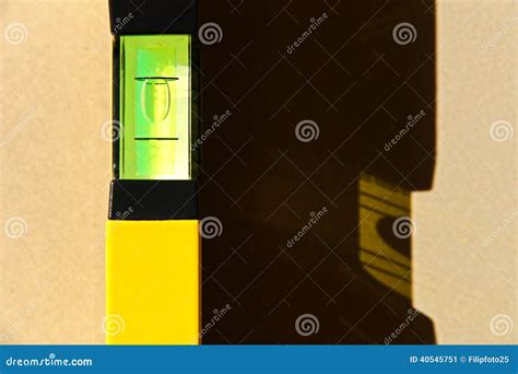 Bubble In The Level Indicator Stock Image Image Of Vertical Tube