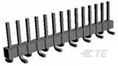 5 146128 7 Ampmodu Headers Series Vertical Board Mount Pcb Header 9 Contact S 2 54mm Pitch