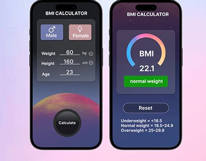 BMI Calculator Figma Projects Photos Videos Logos Illustrations And Branding Behance